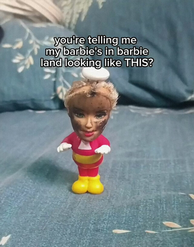 20 Photos From People Who Were Too Rough On Their Dolls And Ended Up ...