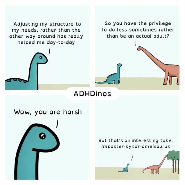 "ADHDinos": Artist Uses Comics To Explain What It's Like To Live With ...