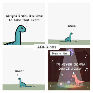 "ADHDinos": Artist Uses Comics To Explain What It's Like To Live With ...