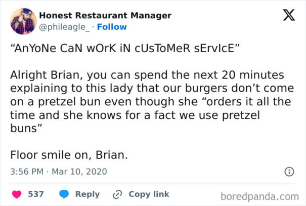 35 Humorous And Horrific Moments From The Food Service Industry | DeMilked