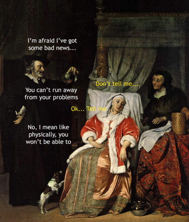 30 Of The Funniest Memes On Classical Art As Shared In This Online ...
