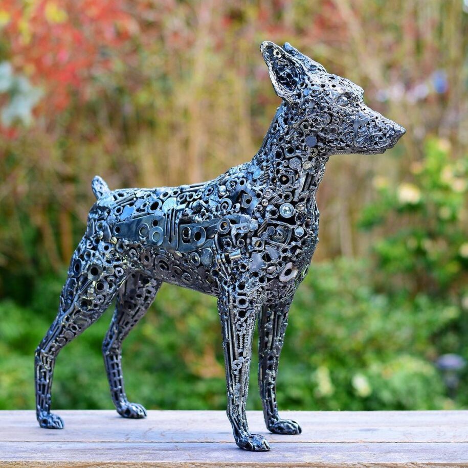Artist Creates Stunning Animal Sculptures Made Out Of Scrap Metals (20 ...