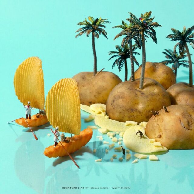 Japanese Artist Has Been Creating Miniature Scenes Every Day For 12 ...