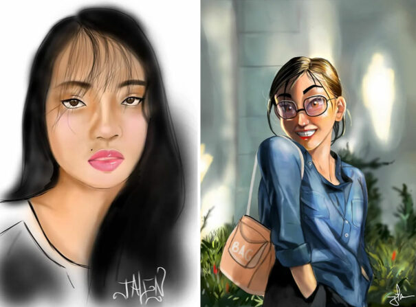 25 Stunning 'Before and After' Art Transformations That Showcase ...