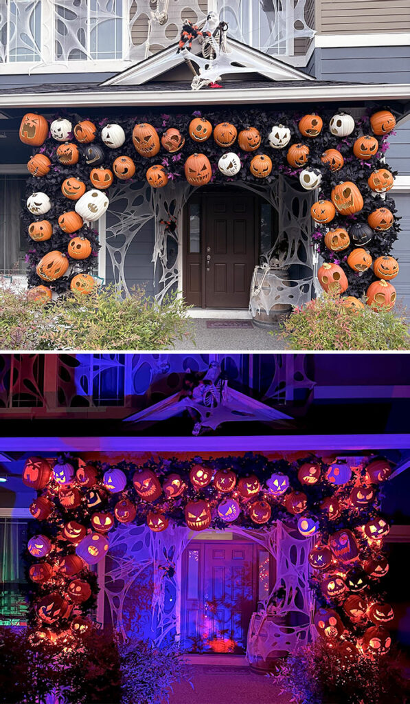 35 Of The Most Creative Halloween House Decorations Ever | DeMilked