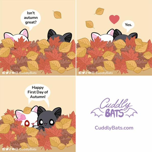 15 Wholesome Comics From The Cuddle Bats” Series Demilked