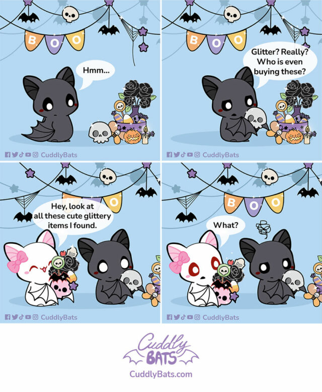 15 Wholesome Comics From The “Cuddle Bats” Series | DeMilked