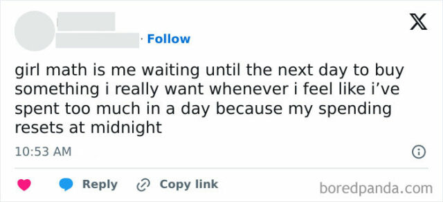 25 Times People Succinctly Explained “Girl Math” In A Funny Post | DeMilked