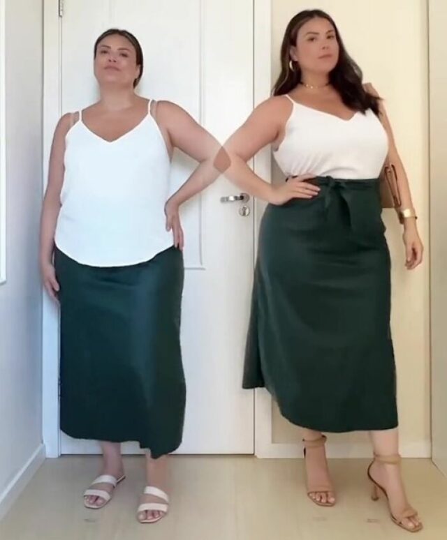 25 Interesting Outfit Transformations Shared By A Plus-Size Trendsetter ...