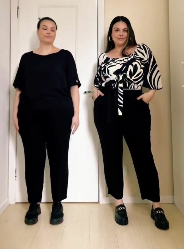 25 Interesting Outfit Transformations Shared By A Plus-Size Trendsetter ...
