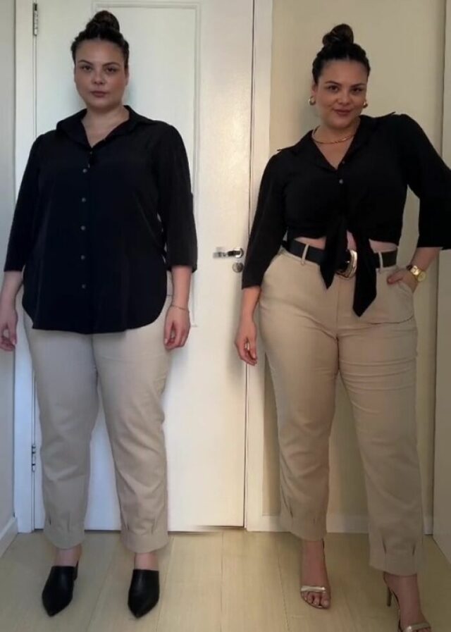 25 Interesting Outfit Transformations Shared By A Plus-Size Trendsetter ...