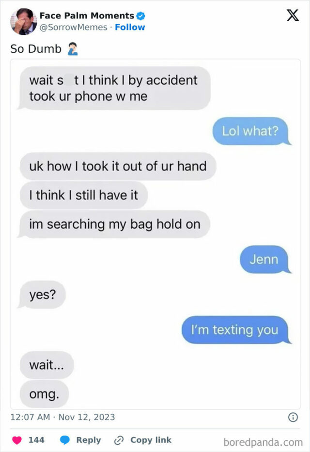 40 Funny Facepalm Moments, From This X Page | DeMilked