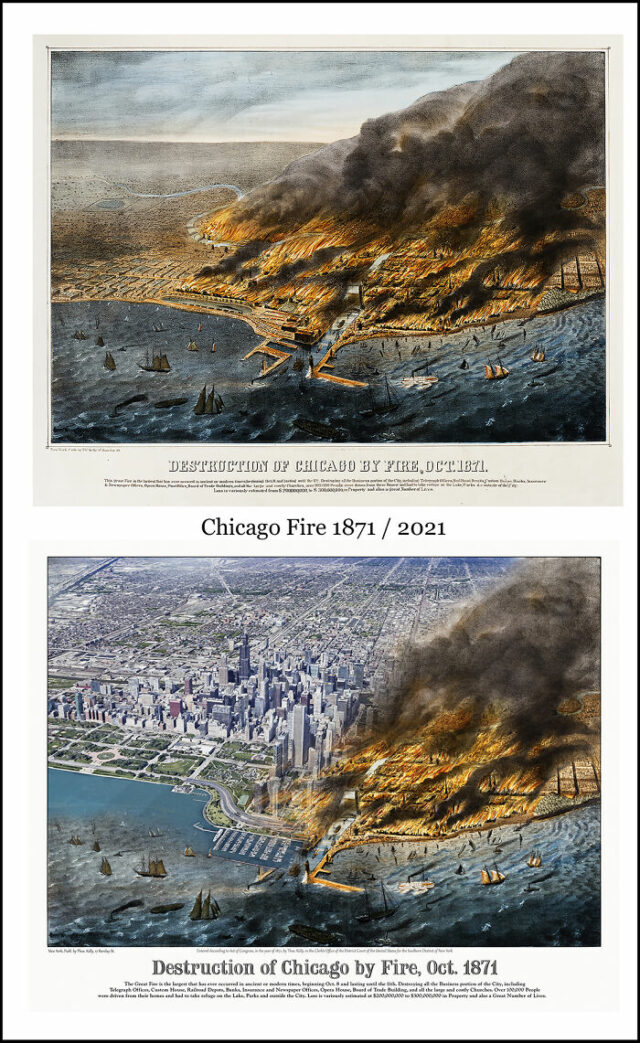 Photographer Mark Hersch Creates A Time Collision Of Photos Taken 50 ...