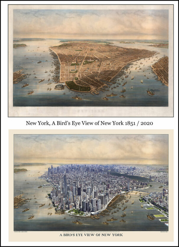 Photographer Mark Hersch Creates A Time Collision Of Photos Taken 50 ...