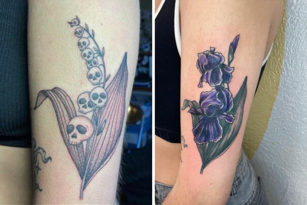 25 Times Tattoo Artists Transformed Old Boring Tattoos | DeMilked