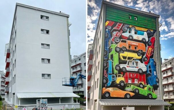Artist Transforms Buildings Into Living Art By Painting 3D Murals (25 ...