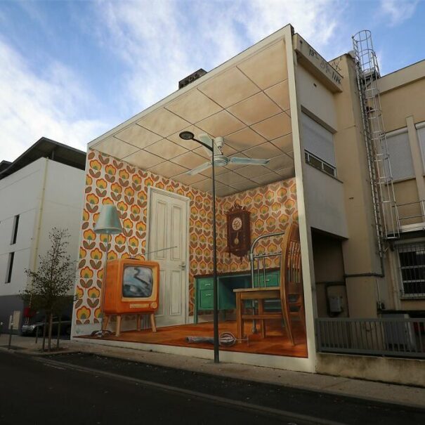 Artist Transforms Buildings Into Living Art By Painting 3D Murals (25 ...