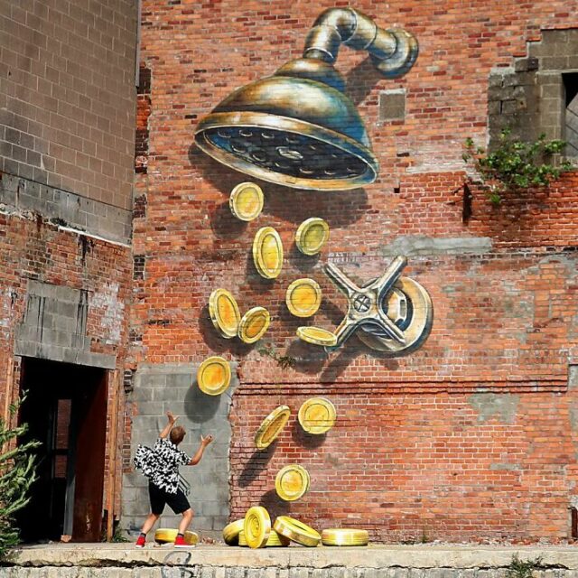 Artist Transforms Buildings Into Living Art By Painting 3D Murals (25 ...