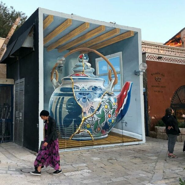 Artist Transforms Buildings Into Living Art By Painting 3D Murals (25 ...