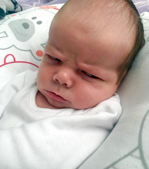 40 Adorable Newborns Who Look Like They've Already Lived a Lifetime ...
