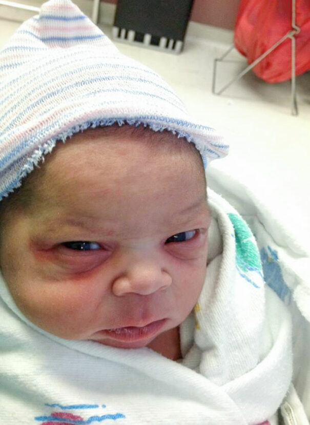 40 Adorable Newborns Who Look Like They've Already Lived a Lifetime ...