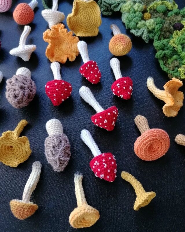 15 Enchanting Images Of Crochet Art Depicting Lush Flora, Fungi, And ...