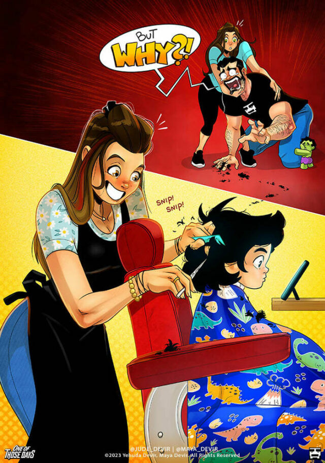 25 Honest And Raw Parenting Moments In Comic Form, By Yehuda And Maya ...