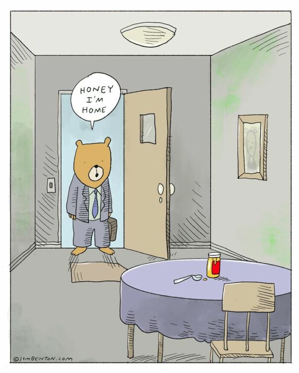 30 Clever Comics With Unexpected Twists By Jim Benton | DeMilked