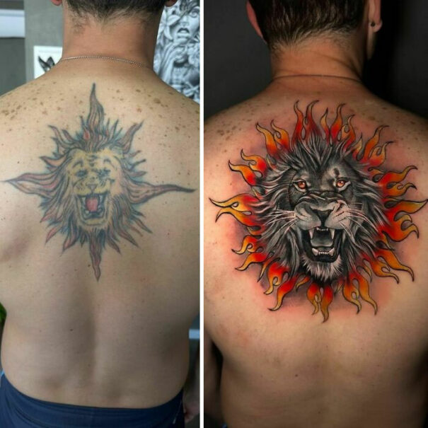 35 Old Tattoos That Got A New Life By Ink Masters | DeMilked