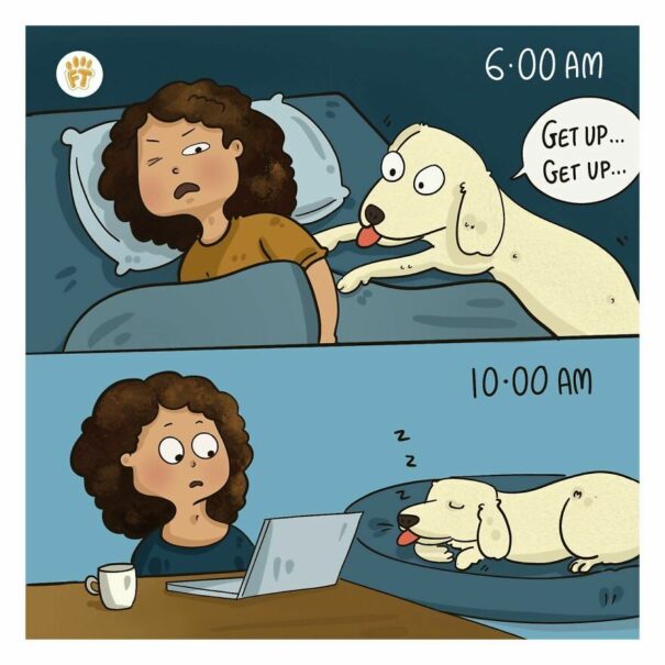 20 Times This Artist Nailed The Essence Of Humans And Dog Bonding In ...