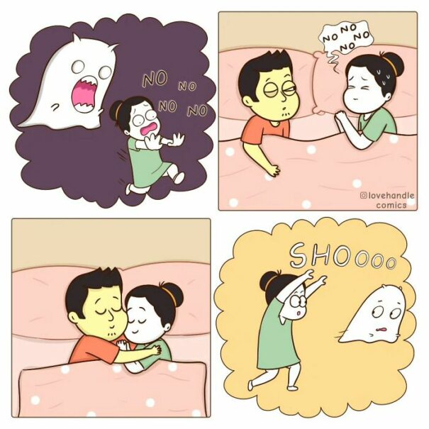25 Interesting Illustrations Depicting A Happy Married Life, By “Love ...