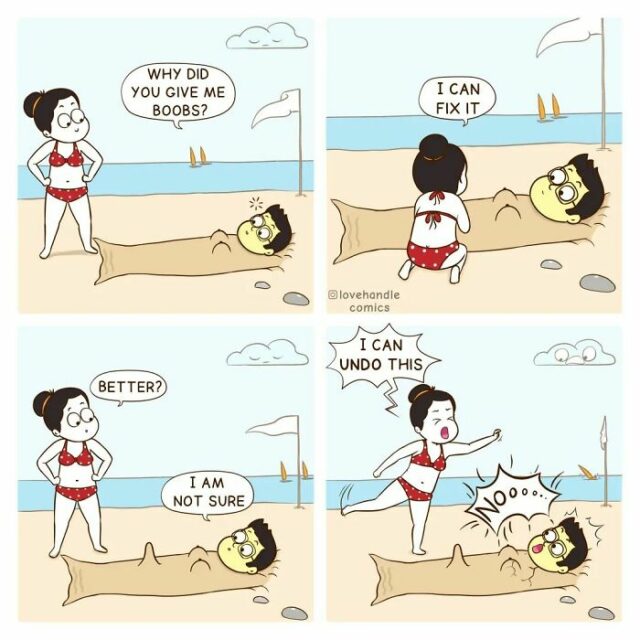 25 Interesting Illustrations Depicting A Happy Married Life, By “Love Handle Comics” | DeMilked