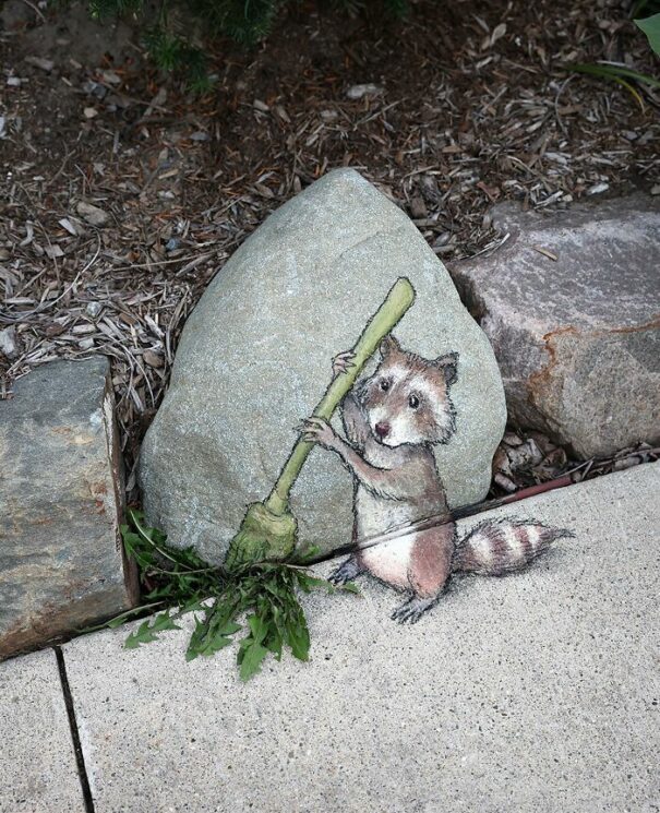 40 Of The Cutest Street Drawings By David Zinn | DeMilked
