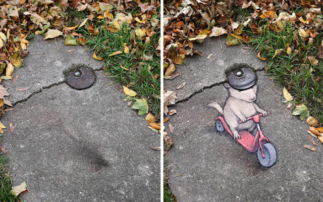 40 Of The Cutest Street Drawings By David Zinn | DeMilked