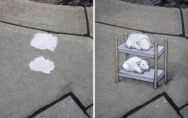 40 Of The Cutest Street Drawings By David Zinn | DeMilked
