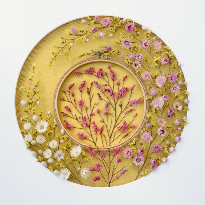 10 Wonderful Pictures Of Olga Prinku's Blossom-Infused Embroidery Art | DeMilked