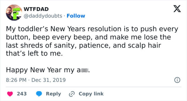 30 Of The Funniest New Year's Resolutions By Parents and Kids | DeMilked