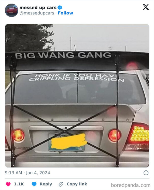 25 Hideous Car Modifications From Owners Who Went Too Far | DeMilked