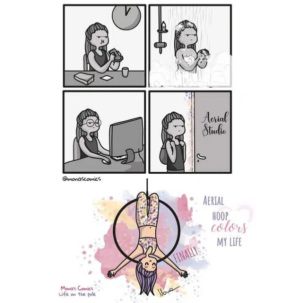20 Brilliant Comics Capturing The Beauty And Fun Of Pole Dancing ...