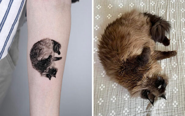 25 Creative And Stunning Pet Tattoos Created By This Artist That Look ...