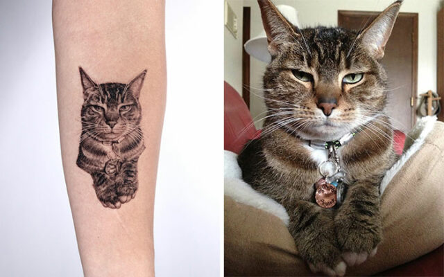 25 Creative And Stunning Pet Tattoos Created By This Artist That Look ...