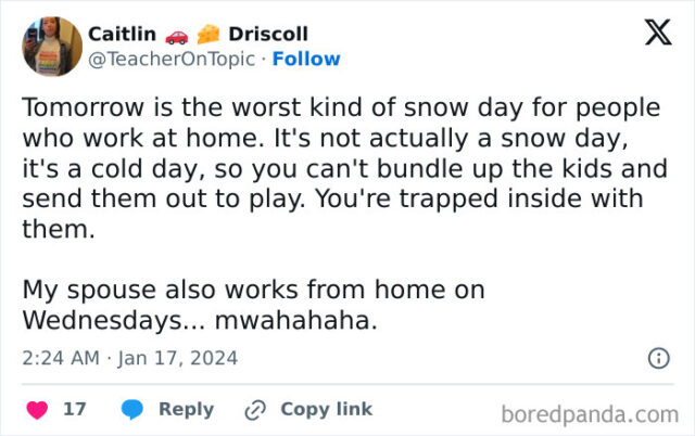 “Send Help”: 25 Funny Parenting Tweets That Sum Up ‘Snow Days’ | DeMilked