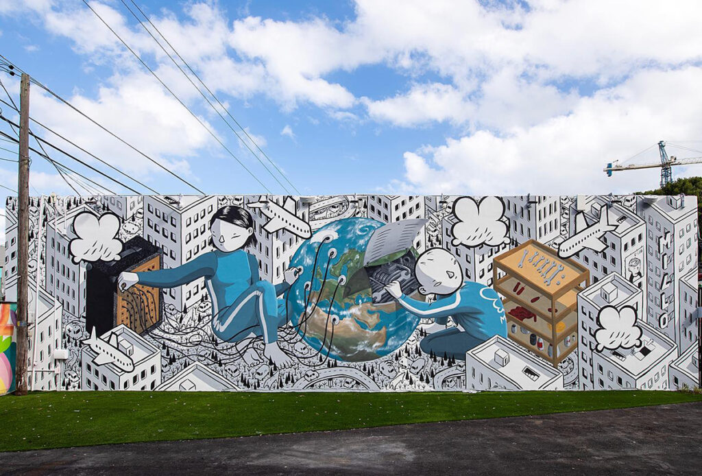 Artist Transforms Buildings Into Living Art By Painting Stunning Murals ...