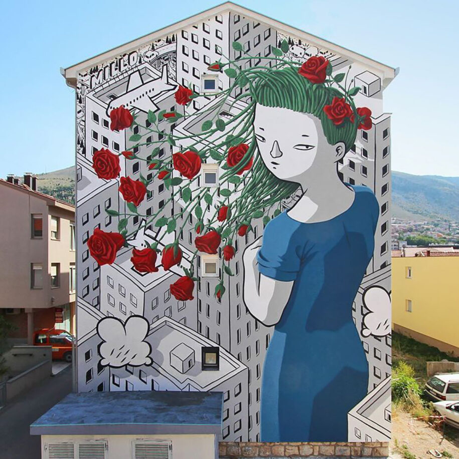 Artist Transforms Buildings Into Living Art By Painting Stunning Murals ...