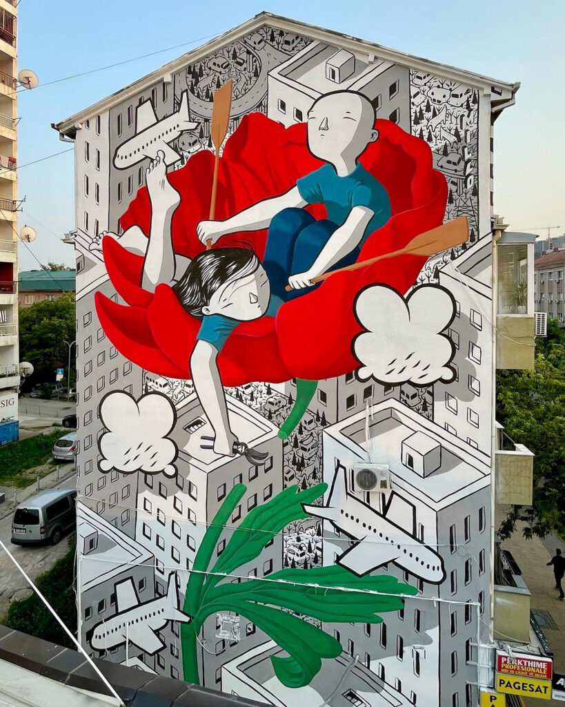 Artist Transforms Buildings Into Living Art By Painting Stunning Murals ...