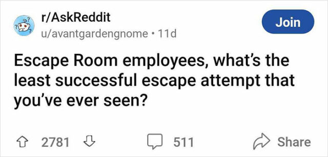 Escape Room Employees Share 25 Of The Funniest Fail Attempts They’ve ...