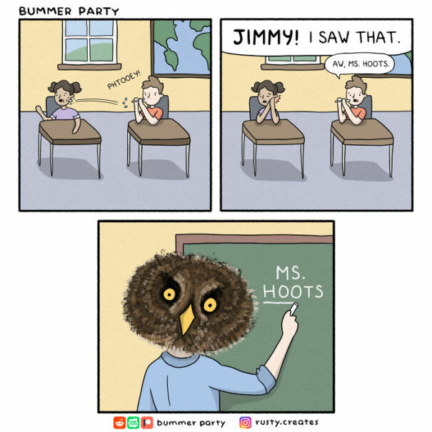 20 Times This Artist Illustrated Funny Comics With Unexpected Endings ...