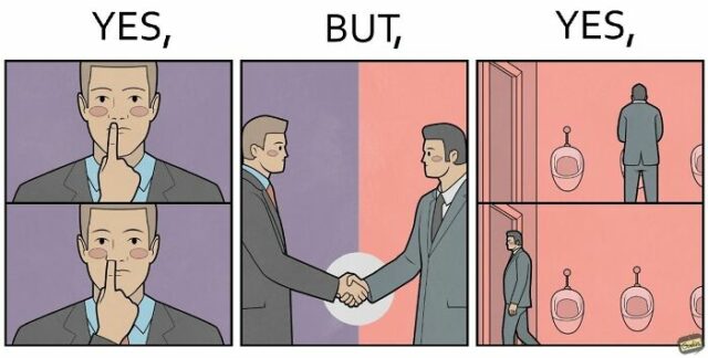 “Yes, But”: Artist Creates Sarcastic Comics Based On Random Conflicts ...