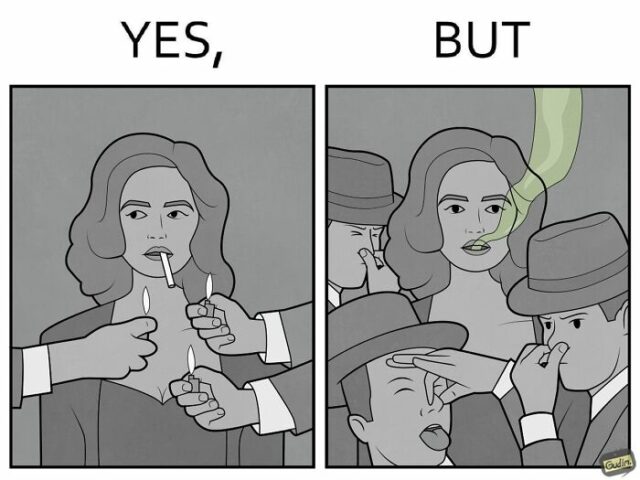 “Yes, But”: Artist Creates Sarcastic Comics Based On Random Conflicts ...