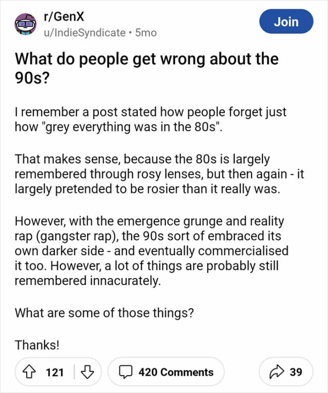 25 Gen-Xers Recall Why The 90s May Be Different To What People Remember ...